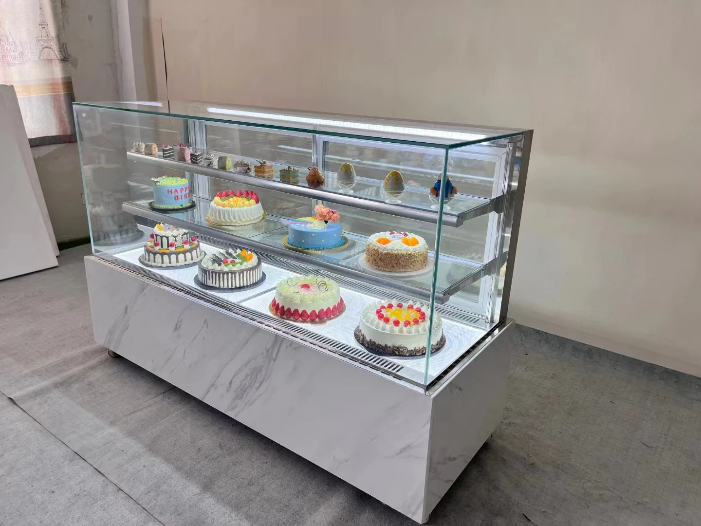 Modern Coffee Shop Counter Design Display Dessert Bar Counter ...