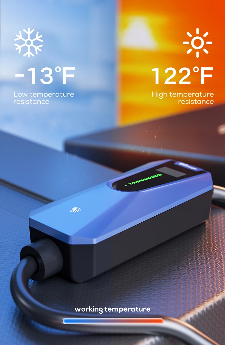 Ovrod Ac Ev Car Charger Portable Type 2 22 Kw Wifi 3 Phase Ev Charger ...