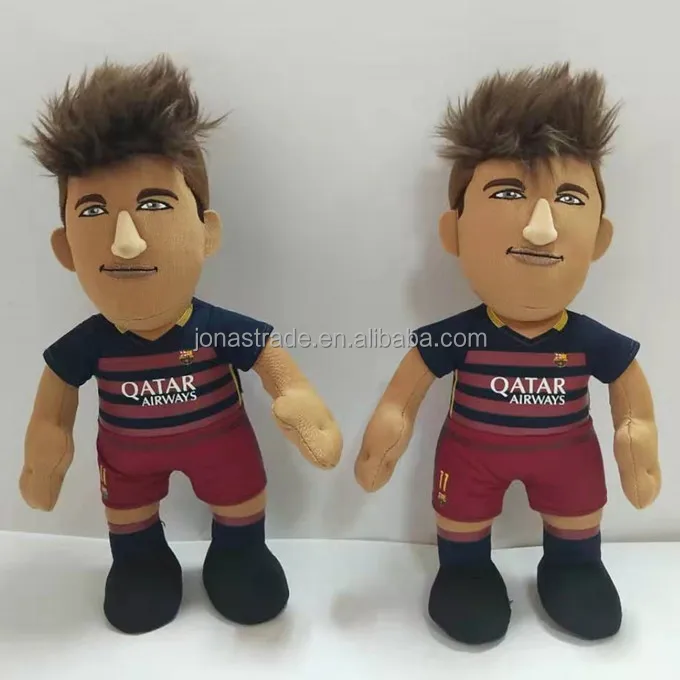 Stuffed Soccer Ball Sport Super Star Doll Funny Sport Man Plush Toy ...