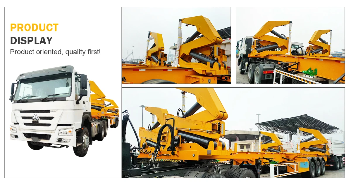 Heavy Duty 37 Ton 20ft 40ft Side Lifter Container Loader 3 Axles ...