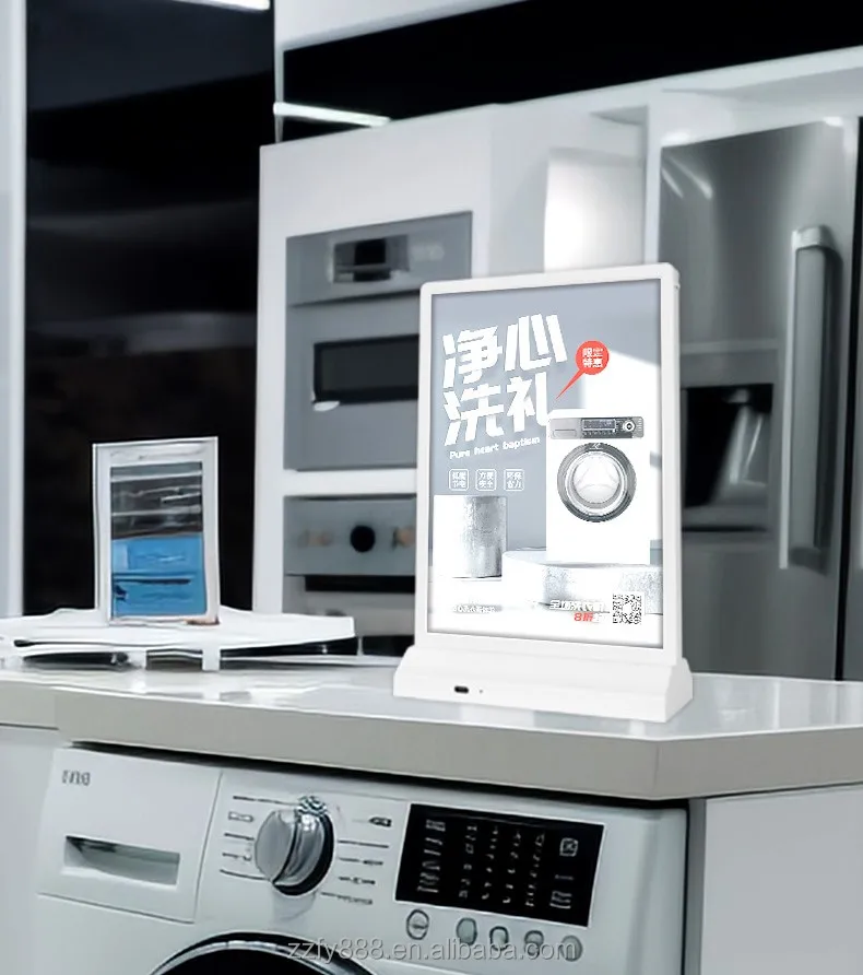 Rechargeable LED Menu Light Boxes - Double-Sided Advertising