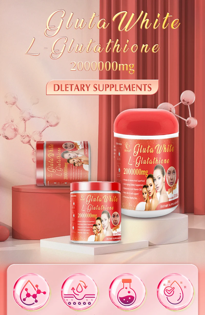 Gluta White Antioxidant Powder for Women - Skin Brightening & Melanin ...