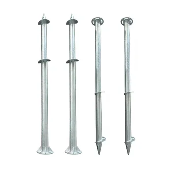 Screw Pile Round Solar Mounting System Earth Ground Screw Anchor - Buy ...