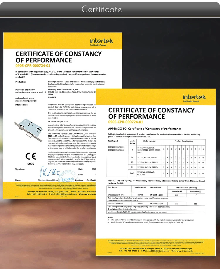 Ce Certificate/din18250 / En1634-1 Steel Wood Door Fire Rated 80mm ...