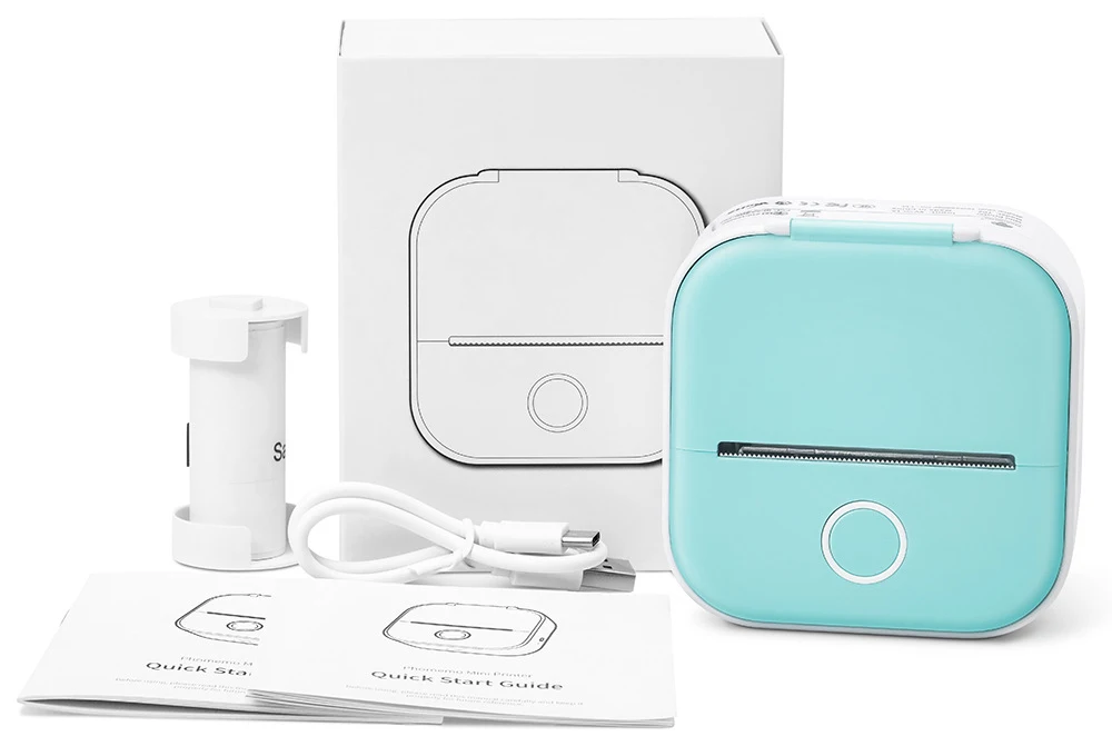 Phomemo T02 Mini Portable Printer - Instant Thermal Printing