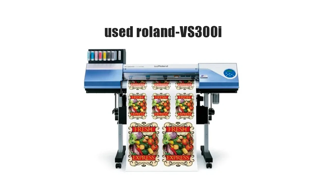 Industrial Printer Printing And Cutting Machine Vs-300i Sticker Printer ...