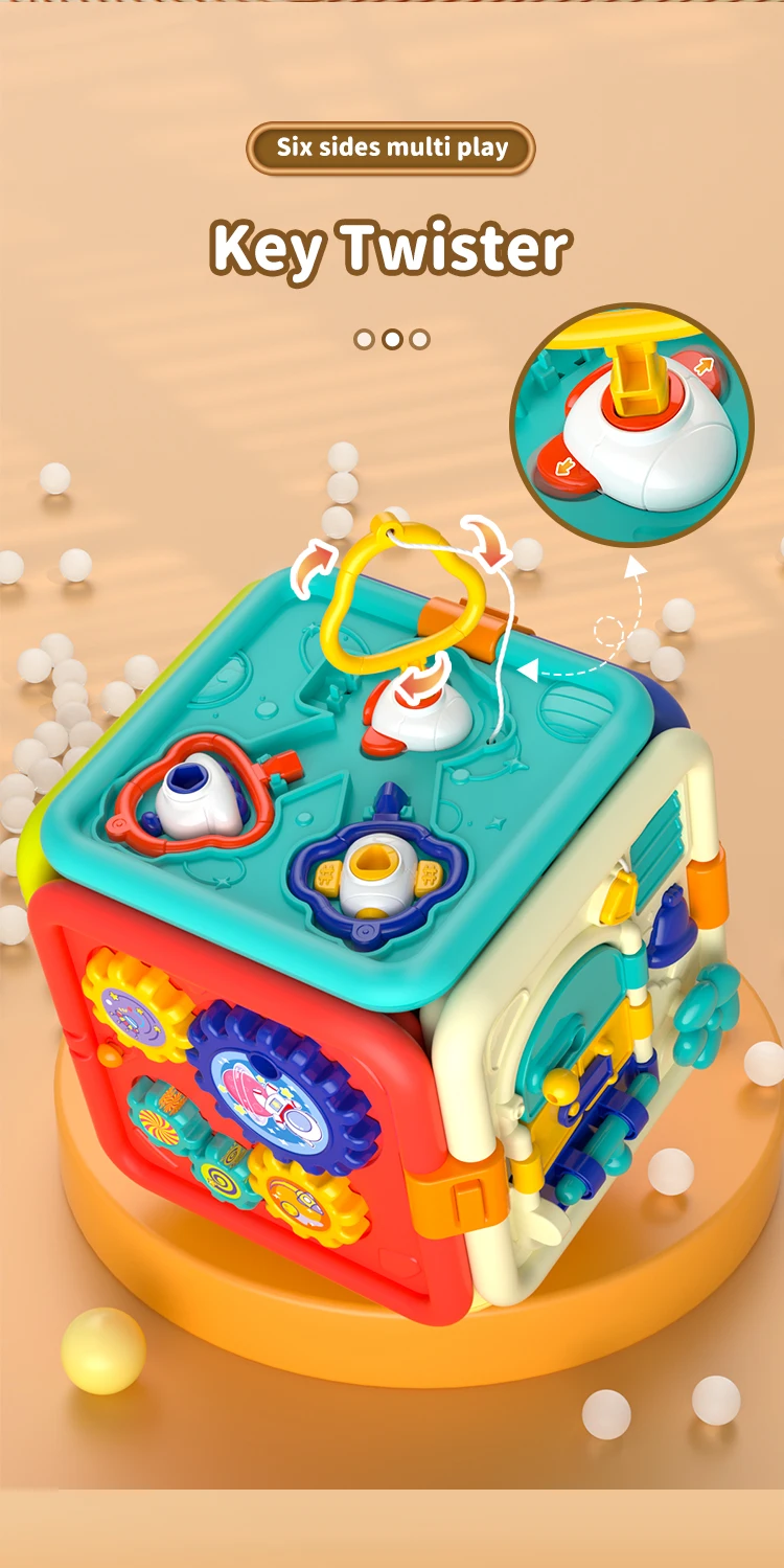 Educational Musical Toys Multi-functional Activity Building Blocks Baby ...