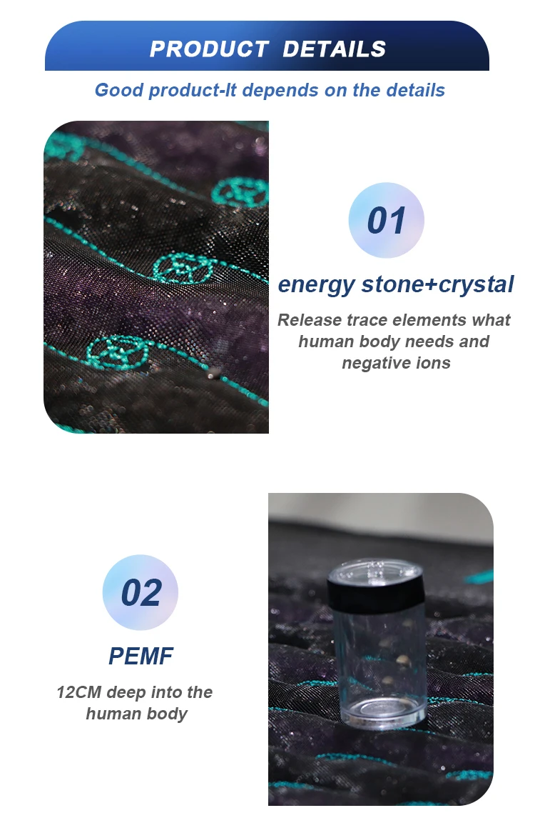 Fumei Infrared Heat Therapy Magnetic Field Health Mat Negative Ions ...