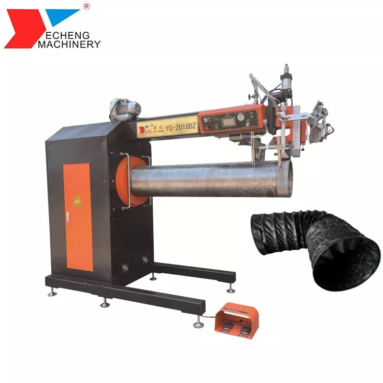 Hot Air Jet Spiral Air Duct Making Machine - Buy Spiral Duct Forming ...