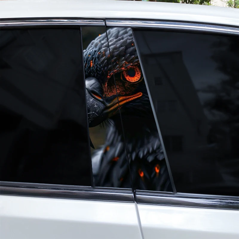 Car Window Pillar Sticker - Creative Personality Decals