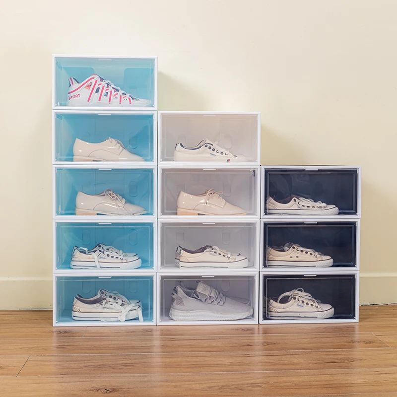 Strong Load-bearing Capacity Shoe Cabinet With Lids Plastic Shoe Rack ...