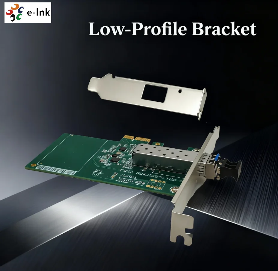 E-link 1000M Gigabit Fiber Optic LAN Card - PCI-E Network Adapter