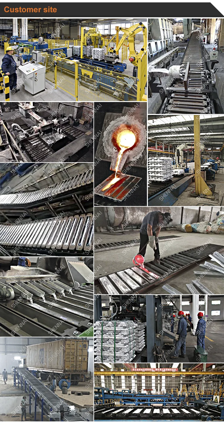 SHENNAI Aluminum Ingots Casting Production Line - High Efficiency