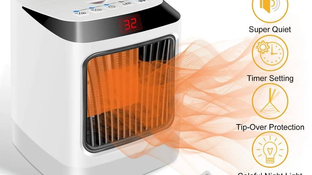 1000w Winter Fast Heating Portable Desktop Electric Mini Heater With ...