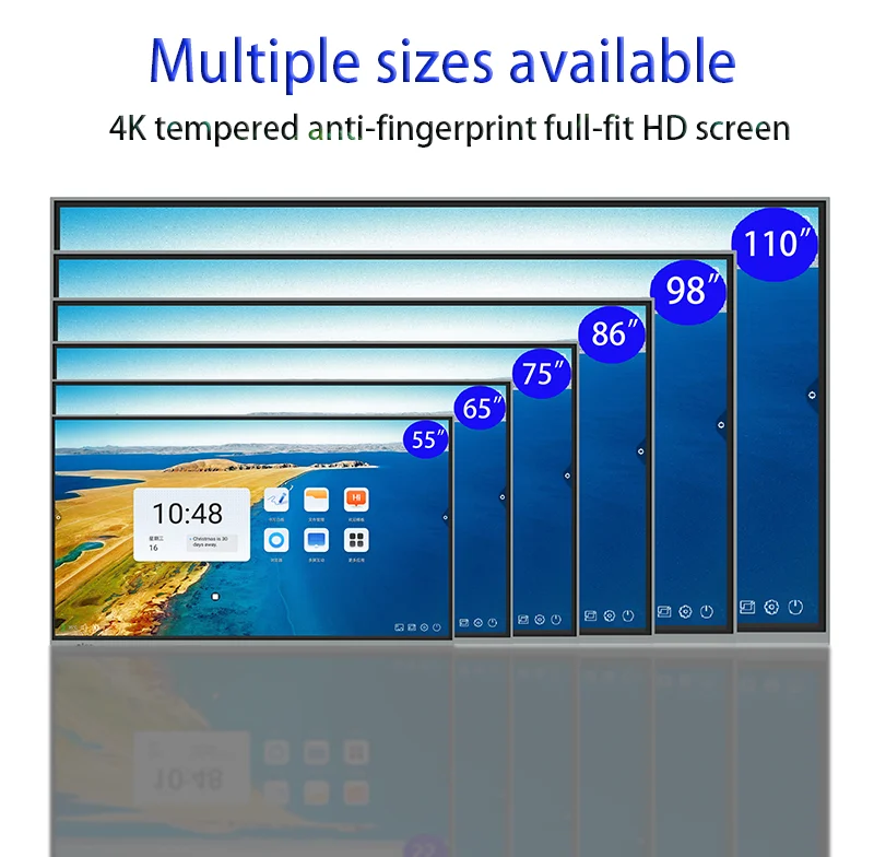 65/110inch 75inch Interactive Whiteboard 86 Inch Interact For Classroom ...