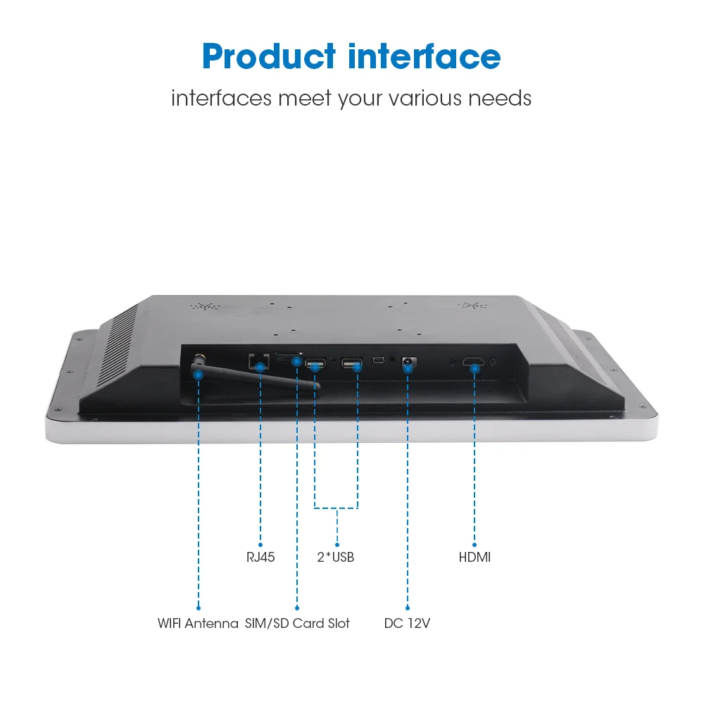 INNODA RK3288 RK3399 RK3566 RK3568 Embedded IP65 Waterproof 15.6 Inch ...