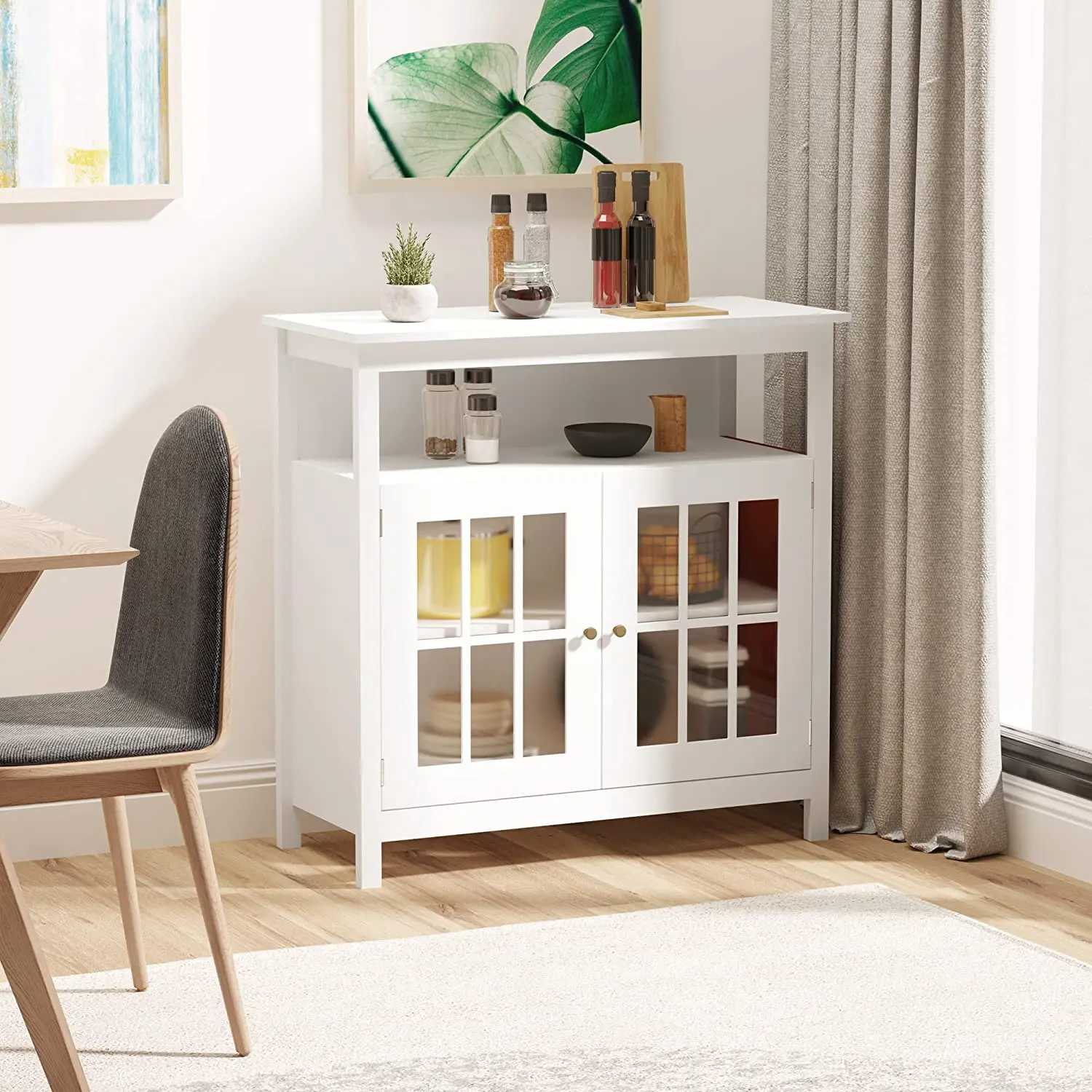 Modern Simple White Color Sideboard Dining Room Furniture Large ...