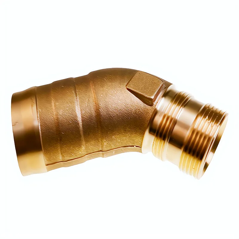45 Degree BSPT Elbow Male Thread Brass Hydraulic Coupling Pipe Fittings ...