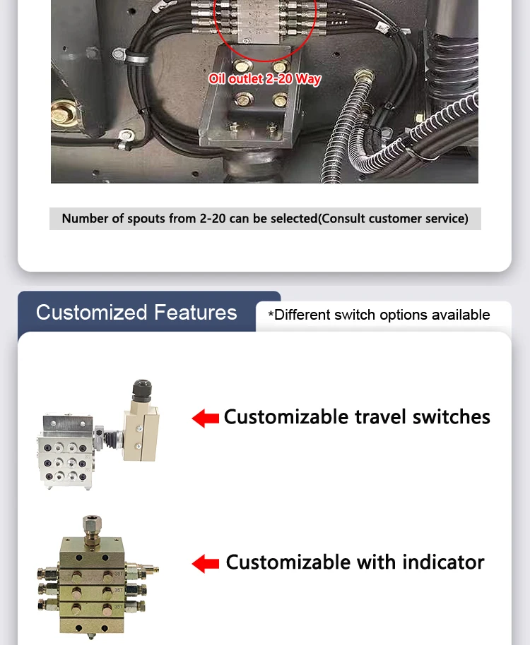 Grease Lubrication Distribution Block - Progressive Divider Valve for ...