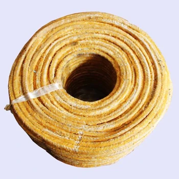 Oil-immersed Cotton Yarn Gland Packing With Grease Yellow Customized ...