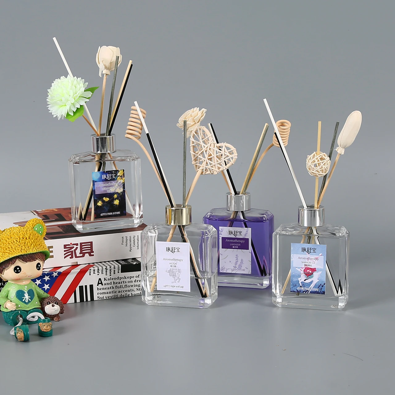Luxury Home Fragrance Customized 100ml Bottle Sticks Reed Diffuser With ...