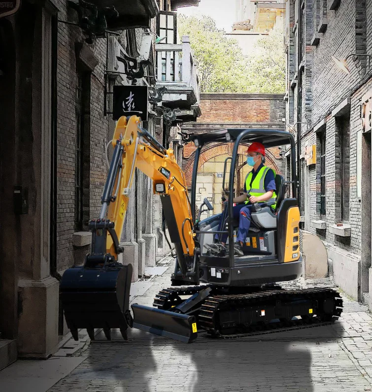 China Small Hydraulic Excavators Sy26u Mini Digger Digging Machines ...