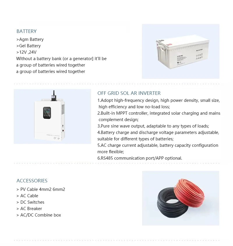 3kw Solar System Home Power With Hybrid Inverter Off Grid Solar Energy ...
