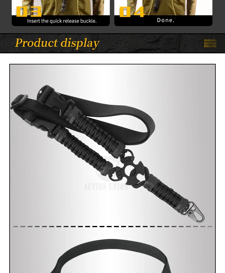 Actionunion Manufacture Hunting Accessories Quick Release Toy Gun Sling ...