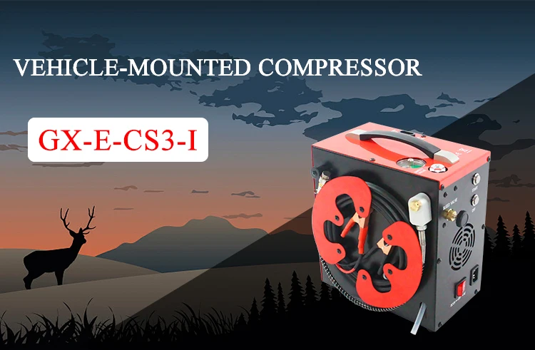 GX-E-CS3-I 4500 Psi High Pressure Electric 3 Stage Charger Pcp for ...