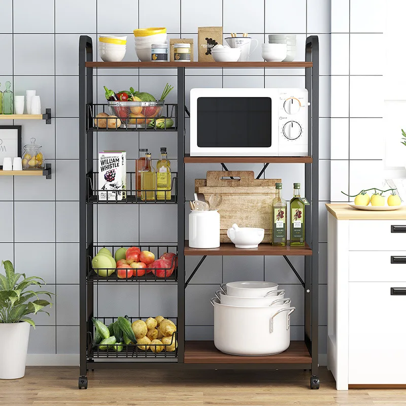 Supply Kitchen storage rack appliance shelf storage cabinets bowl rack ...
