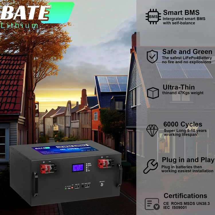 Bateria 48v 200ah Lifepo4 48v Bms Lithium Battery With Charger Cable ...