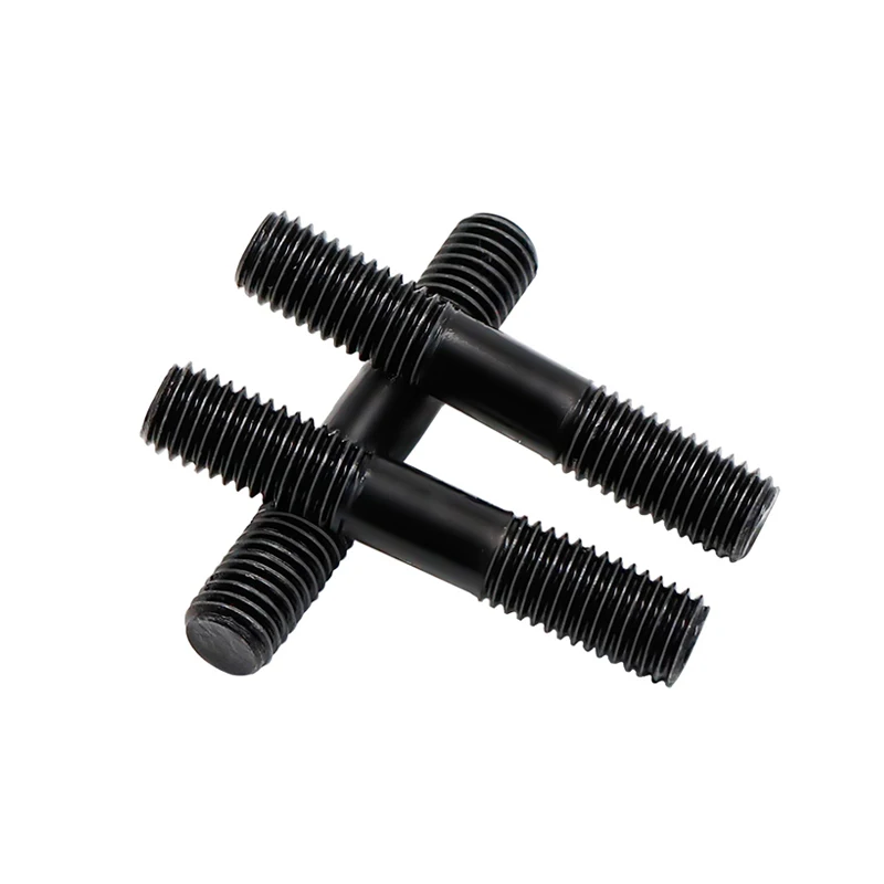High Strength M6 M8 Grade 10.9/12.9 M32 Stud Bolt Double End Black Stud ...