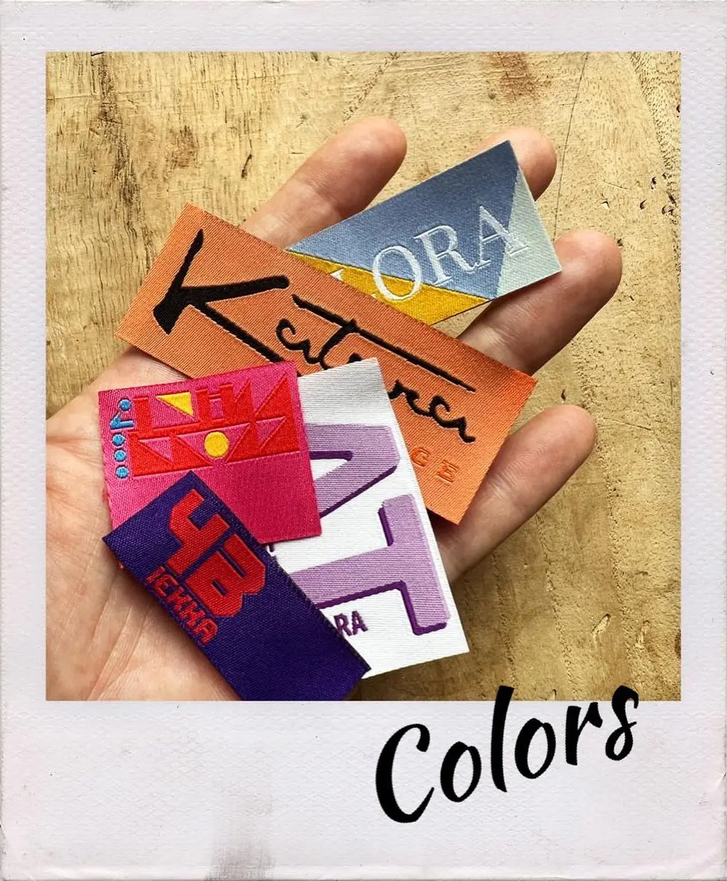 Cheap Brand Logo Woven Garment Labels Tag Custom High Density ...