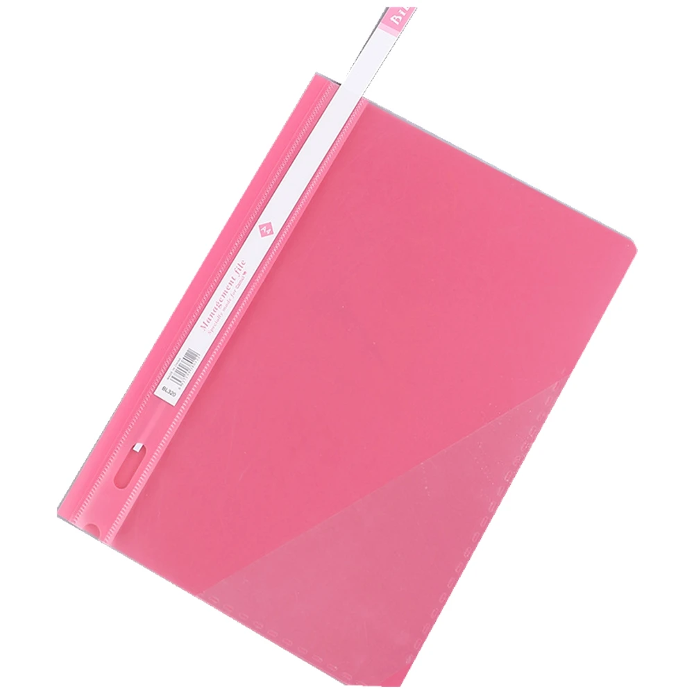 A4 Clear Plastic Conference File Cover - Durable PP Report Spine Bar ...