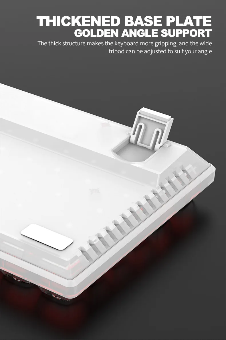 RAIKU L1000 RGB Esports Gaming Keyboard - 104-Key Mechanical