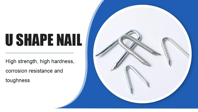 Fence Stapls/insulate U-nails/u Type Nails Used For Wooden Post ...