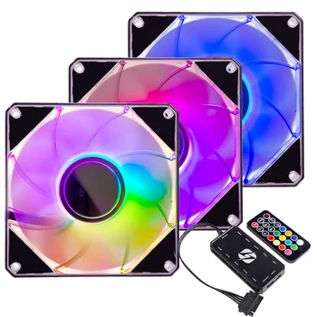 New Design Lasagne Frame 120mm Rgb Cooling Fans Pc Case Argb Computer ...