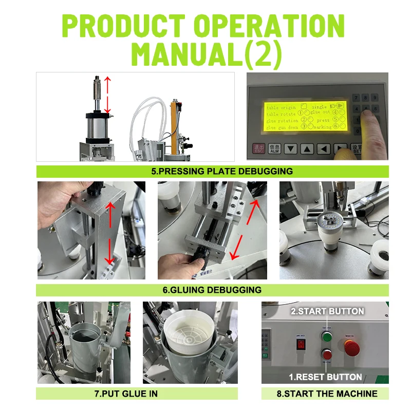 8 Position Led Lamp Assembly Production Line Equipment for LED Bulb ...