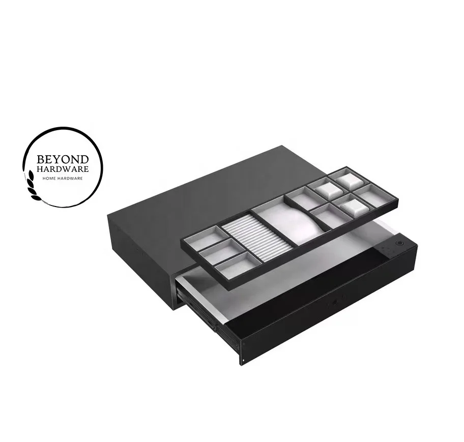 Wardrobe fittings cabinet concealed safe box password and fingerprint ...