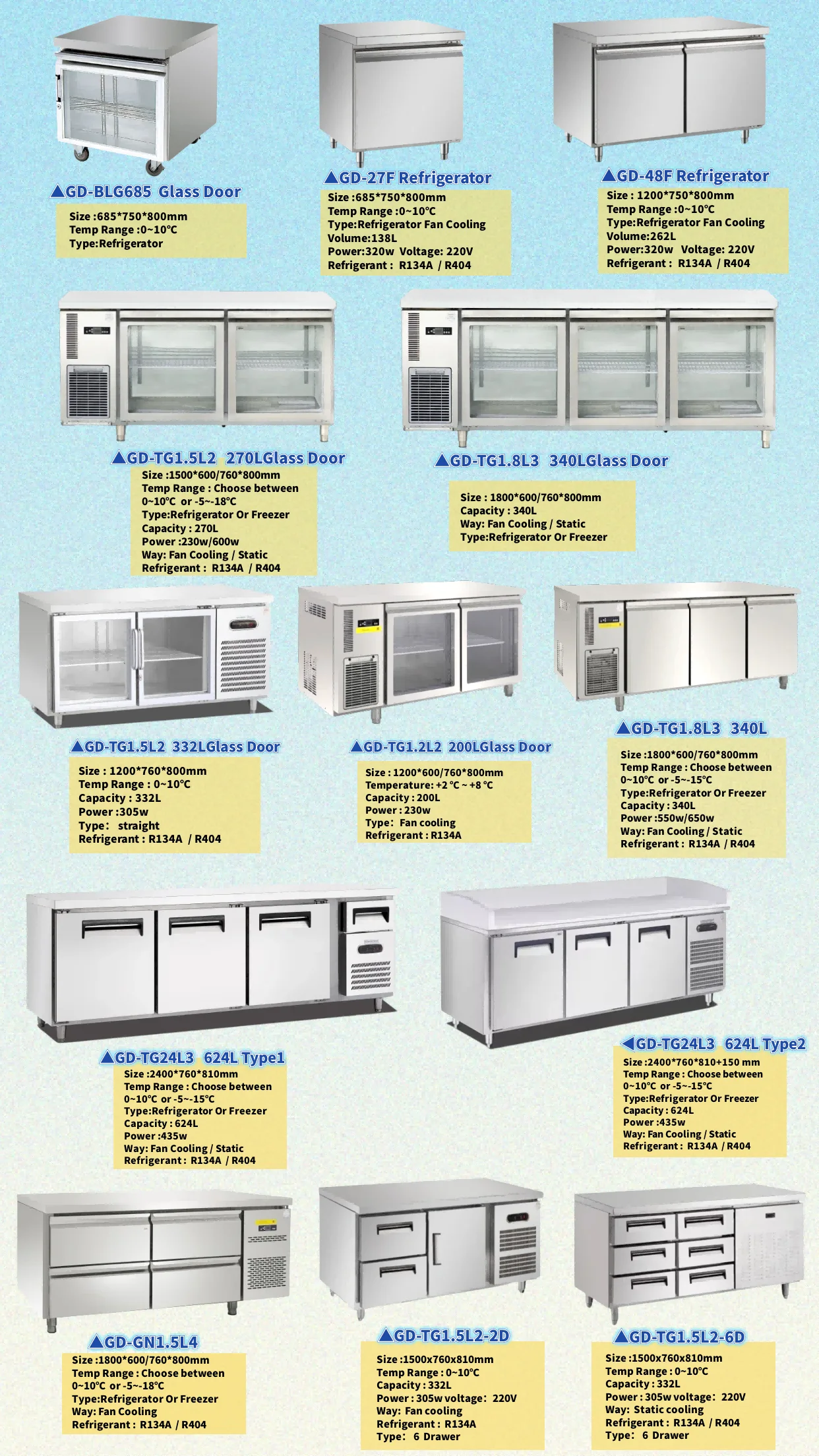Commercial Industrial Vertical Price Other Frigo Refrigerador Equipment ...