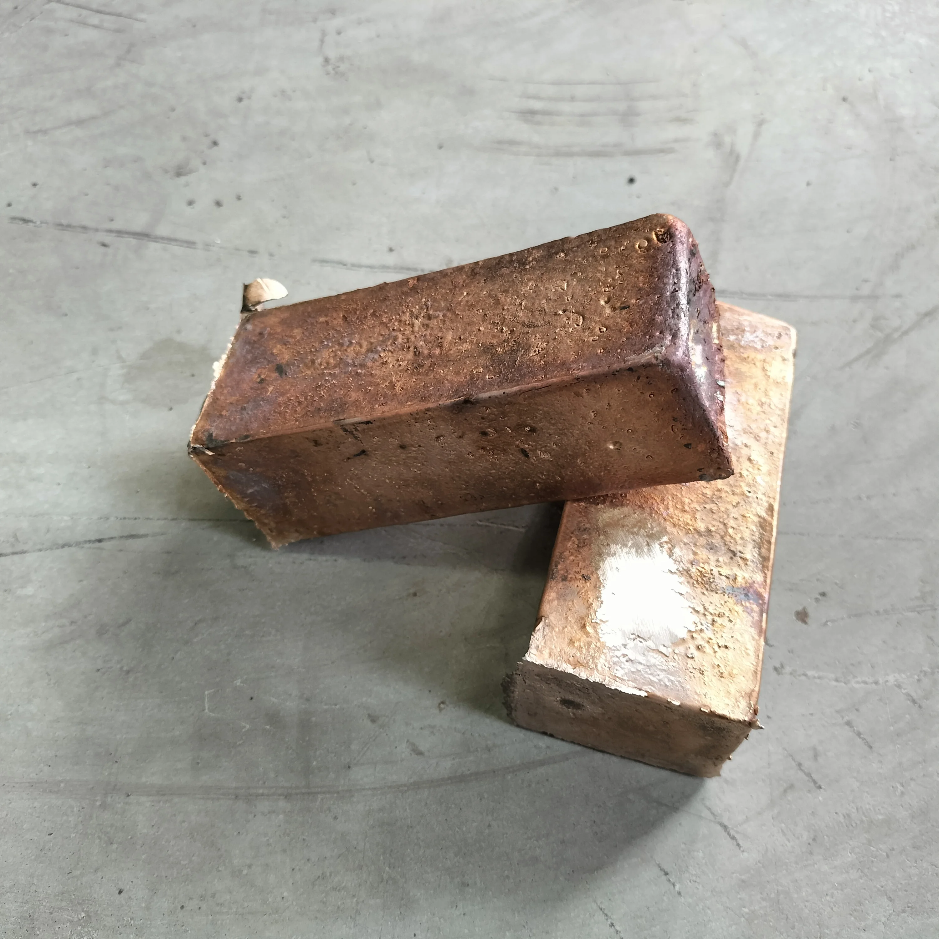 Vacuum Melting Cu Master Alloy Ingot Copper Nickel Iron Mn Al Alloy ...