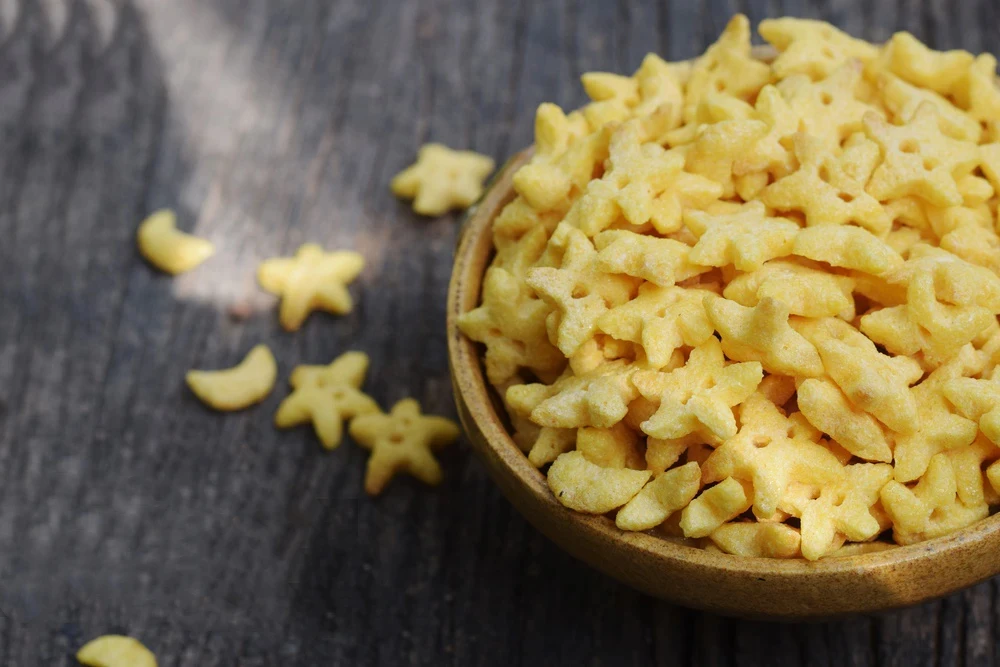 Large Capacity Automatic Corn Puffed Expanded Snacks Food Production ...