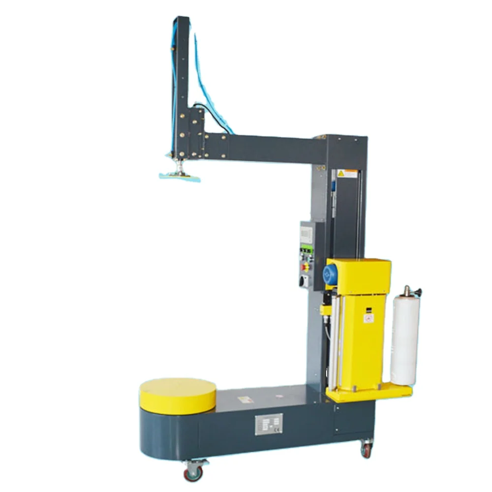 Small Automatic Palletless Winding Machine Cardboard Box Packaging ...