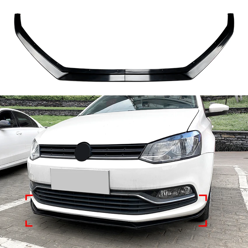 AMP-Z Polo 6R 6C Front Bumper Lip Splitter Auto Body Kits for ...