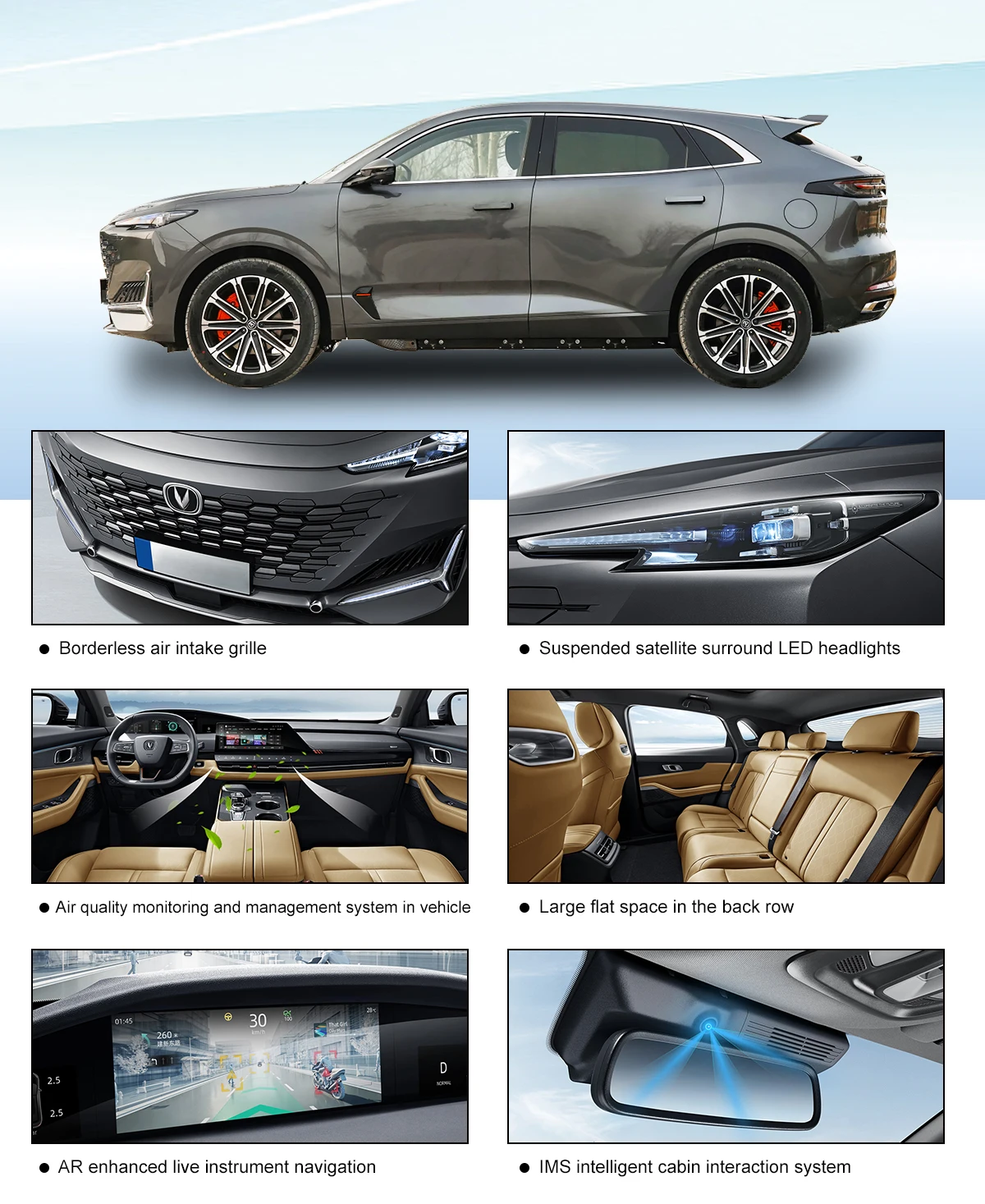 Changan Unik Premium Two-wheel Drive Electric Cars Vehicle| Alibaba.com