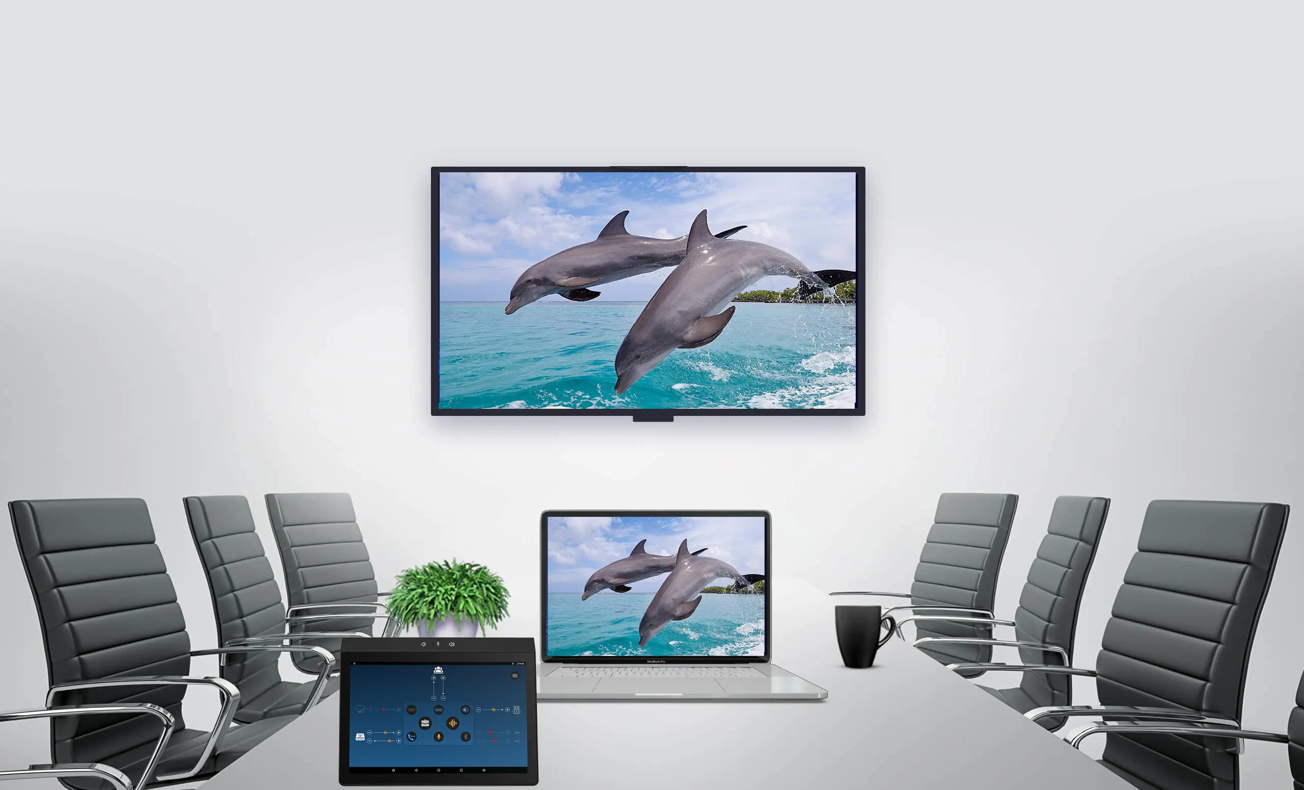 Meeting Room Touch Panel With Built-in Array Microphone And Loudspeaker ...