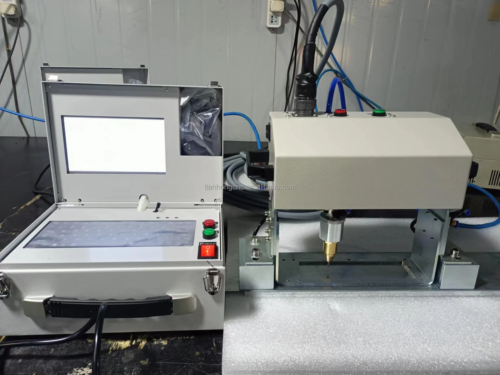 Portable Dot Peen Engraving Machine Pneumatic VIN Number Marking with ...