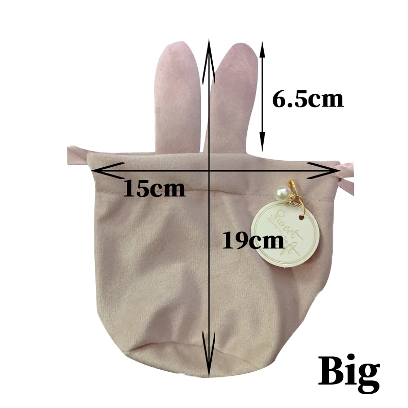 Velvet Easter Bags Cute Bunny Gift Packing Bags Dropshipping Rabbit ...