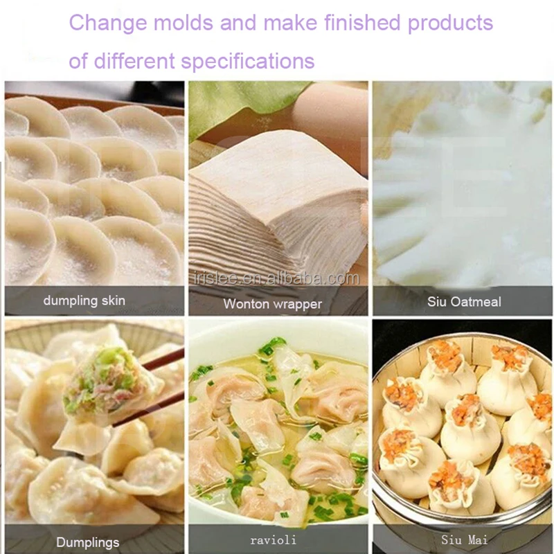 Automatic Dumpling Gyoza Skin Machine/Roti Chapati Wrapper Making ...