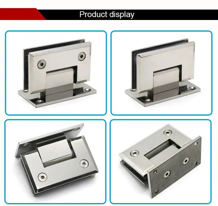 Durable Stainless Steel Shower Hinges for Modern Bathrooms